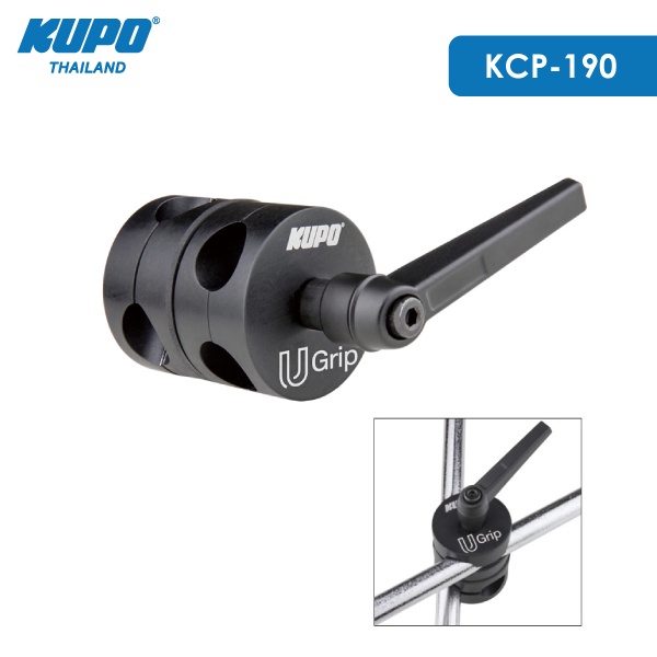 KUPO KCP-190 1.9" Gag Grip Head for 5/8" (16mm) Tube หัวกะโหลกสำหรับล็อคแขน 5/8" ปรับองศาได้ ...