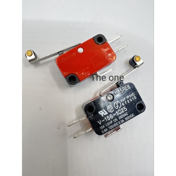 omron micro switch V-156-1C25 15A 1/2HP 125 250VAC0.6A 125VDC 0.3A 250VDC | Shopee Thailand