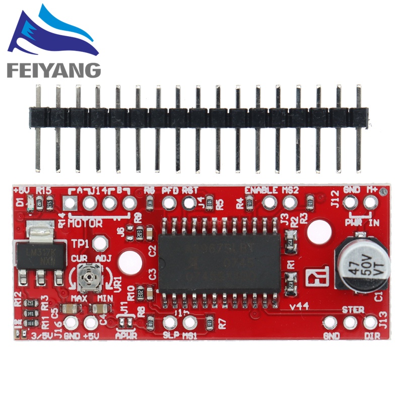 A3967 EasyDriver Stepper Motor Driver V44 อุปกรณ์เสริม สําหรับ Arduino เครื่องพิมพ์ 3D A3967 ...
