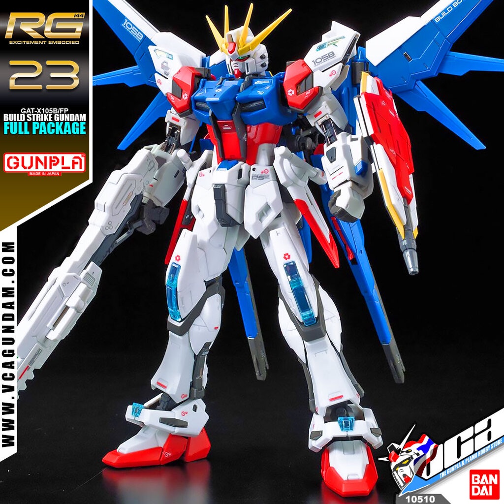 VCA ⭐️ BANDAI GUNPLA REAL GRADE RG 1/144 BUILD STRIKE GUNDAM FULL ...