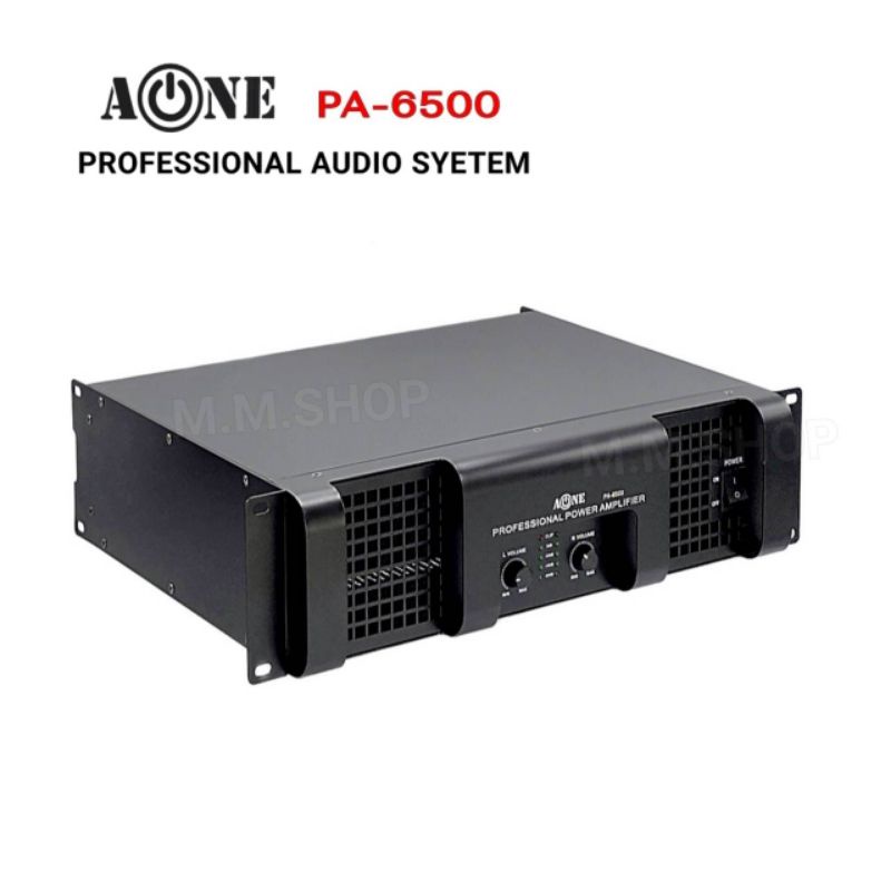 เพาเวอร์แอมป์ขยายเสียง กลางแจ้ง Power Amplifier ยี่ห้อ A-One รุ่น PA-6500 | Shopee Thailand