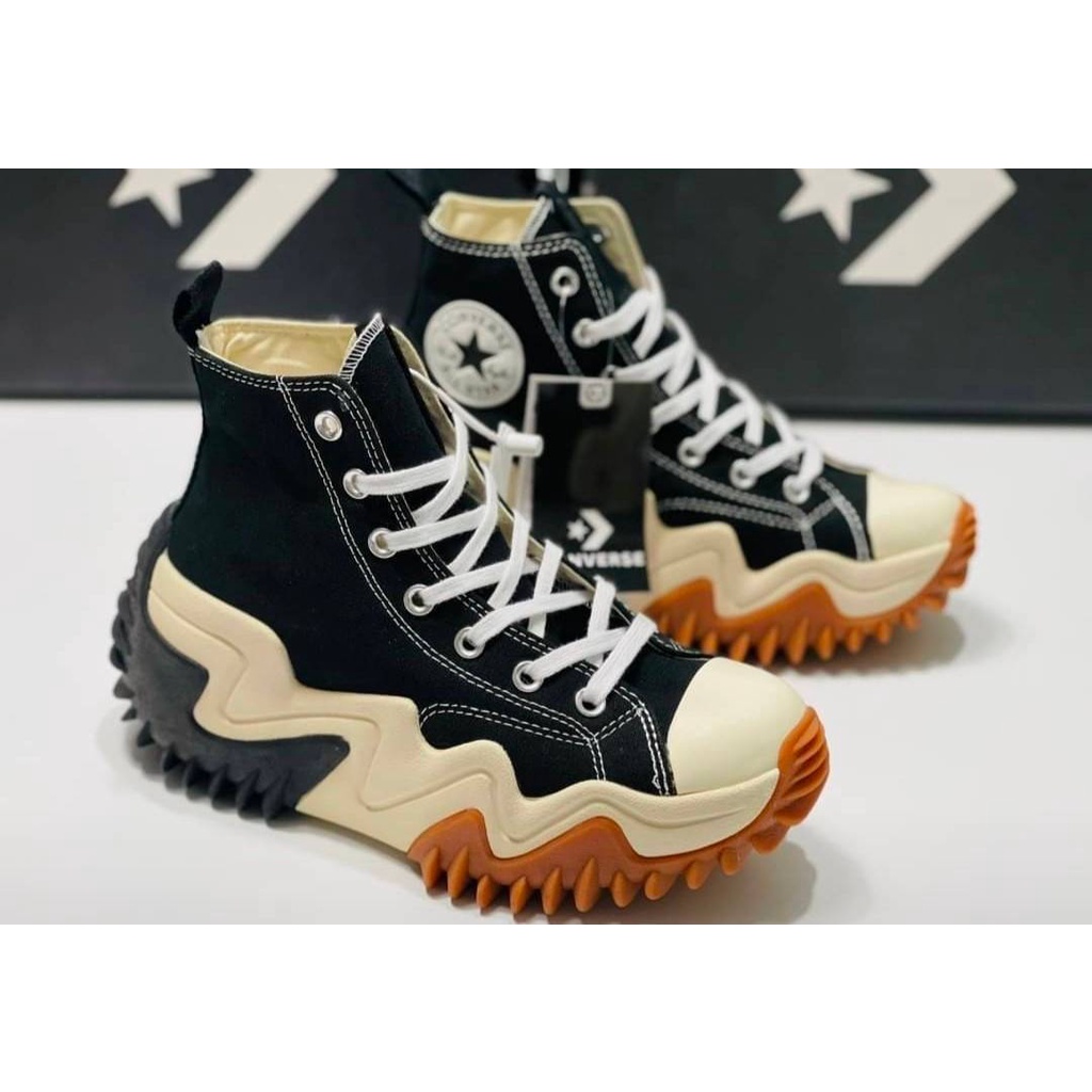 Converse Run Star Motion Wavy Thick Soled Raised Canvas Shoe รองเท้า ...