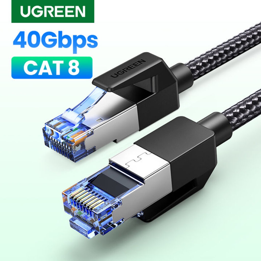 UGREEN (NW153) Cat 8 RJ45 40Gbps 2000Mhz High Speed Ethernet Network Cable | Shopee Thailand