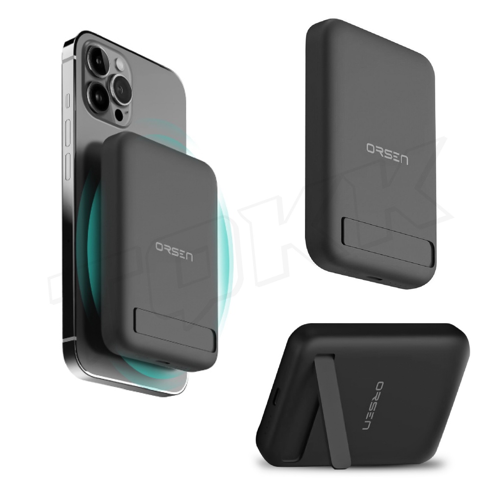 Eloop EW52 10000mAh แบตสำรอง แบตไร้สาย MagCharge Magnetic Battery Pack ...