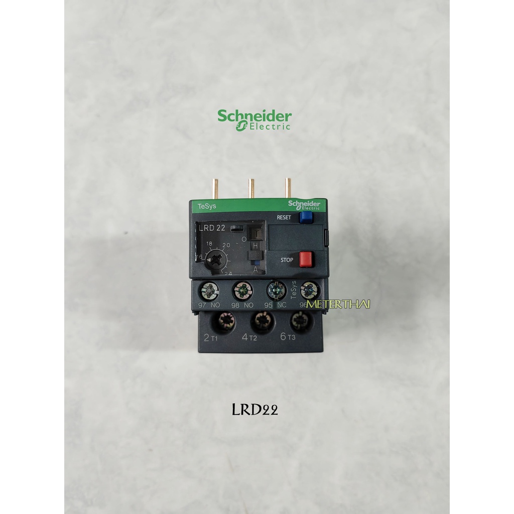 Schneider Electric LRD22 โอเวอร์โหลด รีเลย์ Overload Relay 16-24A ...