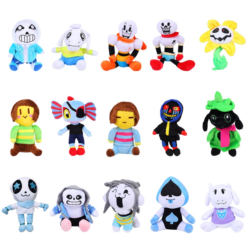 Undertale ตุ ๊ กตา Plush Sans Sunflower Chara Ariel Lancer ตุ ๊ กตาของ ...