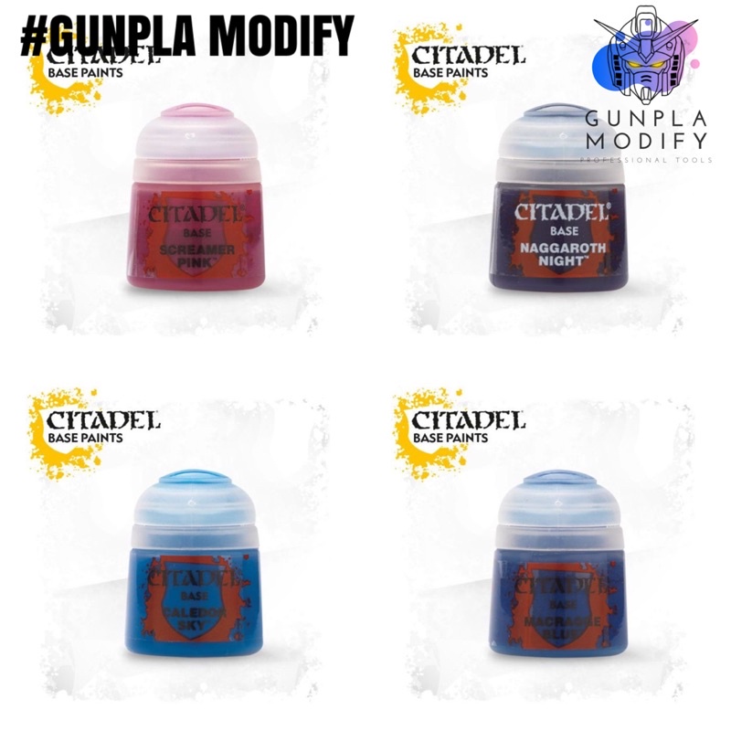 CITADEL COLOR (BASE) Screamer Pink, Naggaroth Night, Caledor Sky ...