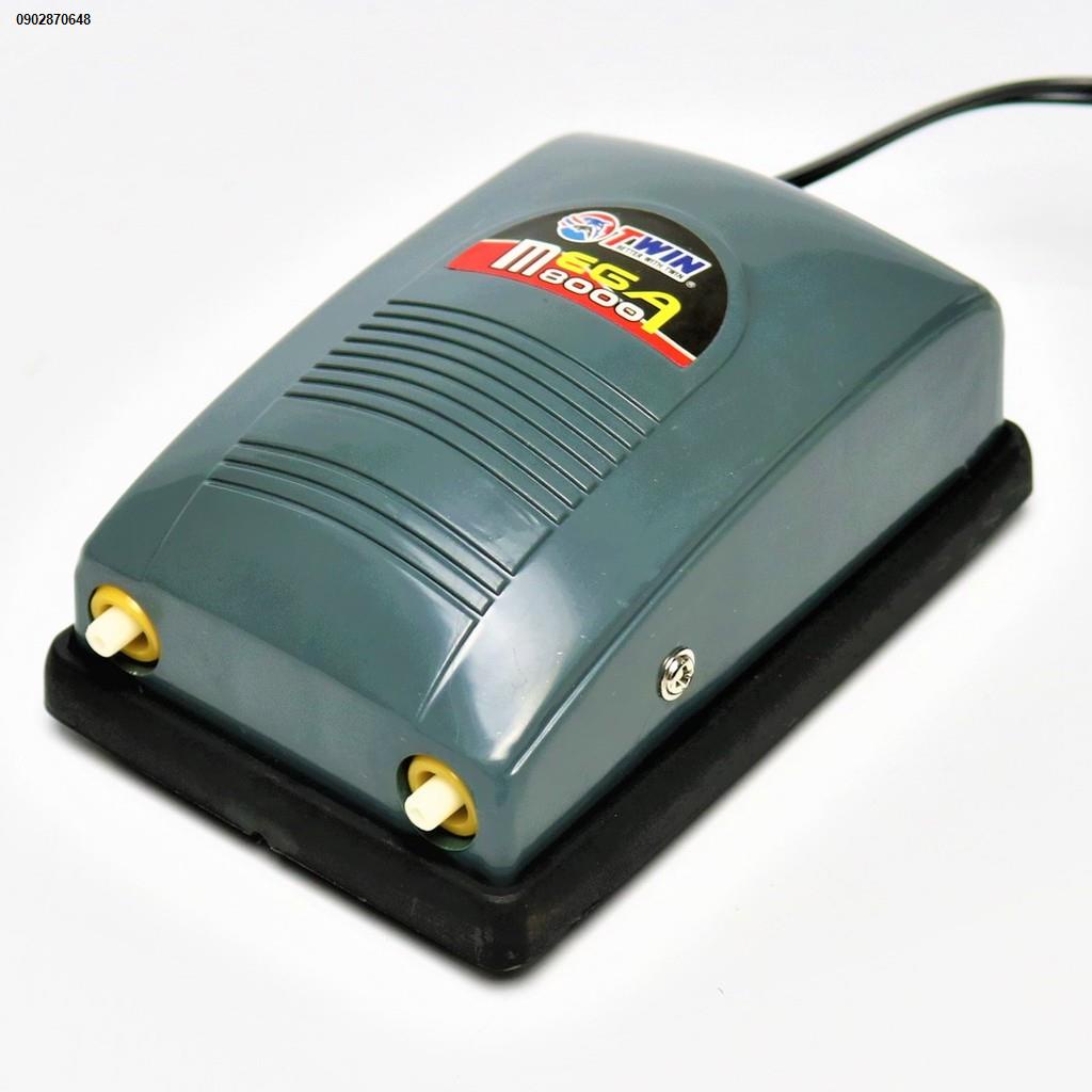 ของแท้100% มีสินค้าพร้อมส่งจากกรุงเทพปั๊มลมตู้ปลา 2 ทาง MEGA 8000 ปั๊มลมออกซิเจน | Shopee Thailand