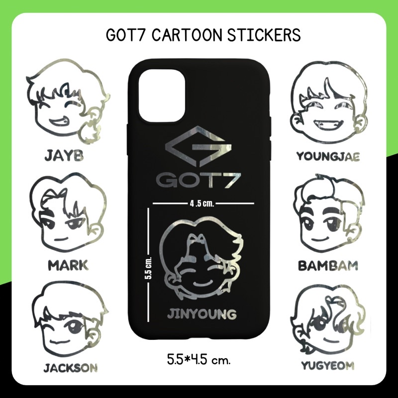 GOT7 Cartoon Stickers (ไซต์เล็ก) | Shopee Thailand
