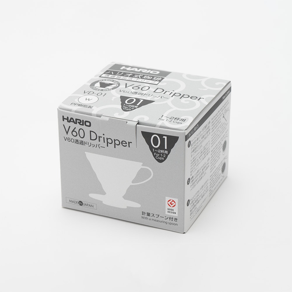 HARIO VD-01W V60 transparent dripper 01 white | Shopee Thailand