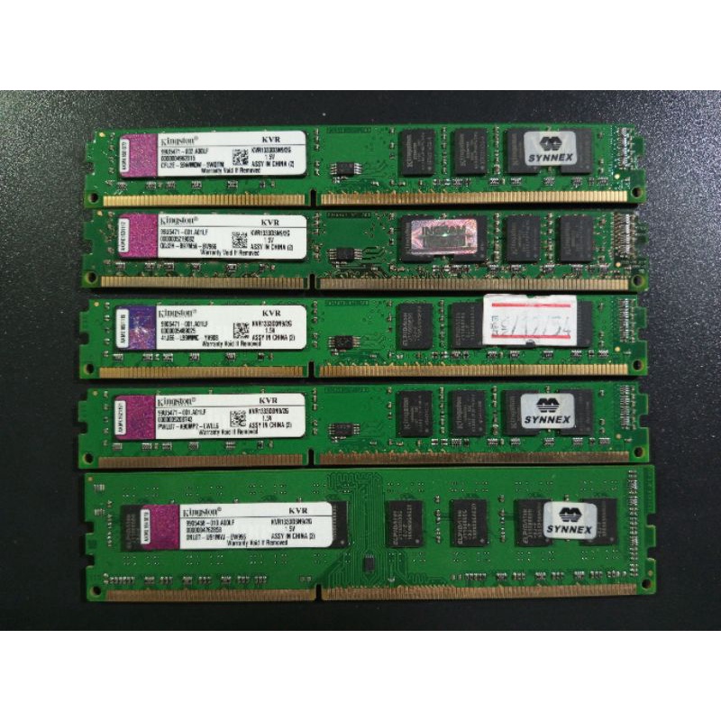 DDR3 2G BUS 1333 Kingston KVR1333D3N9/2G 16 ชิป ตัวเตี้ย มีประกันศูนย์ ...