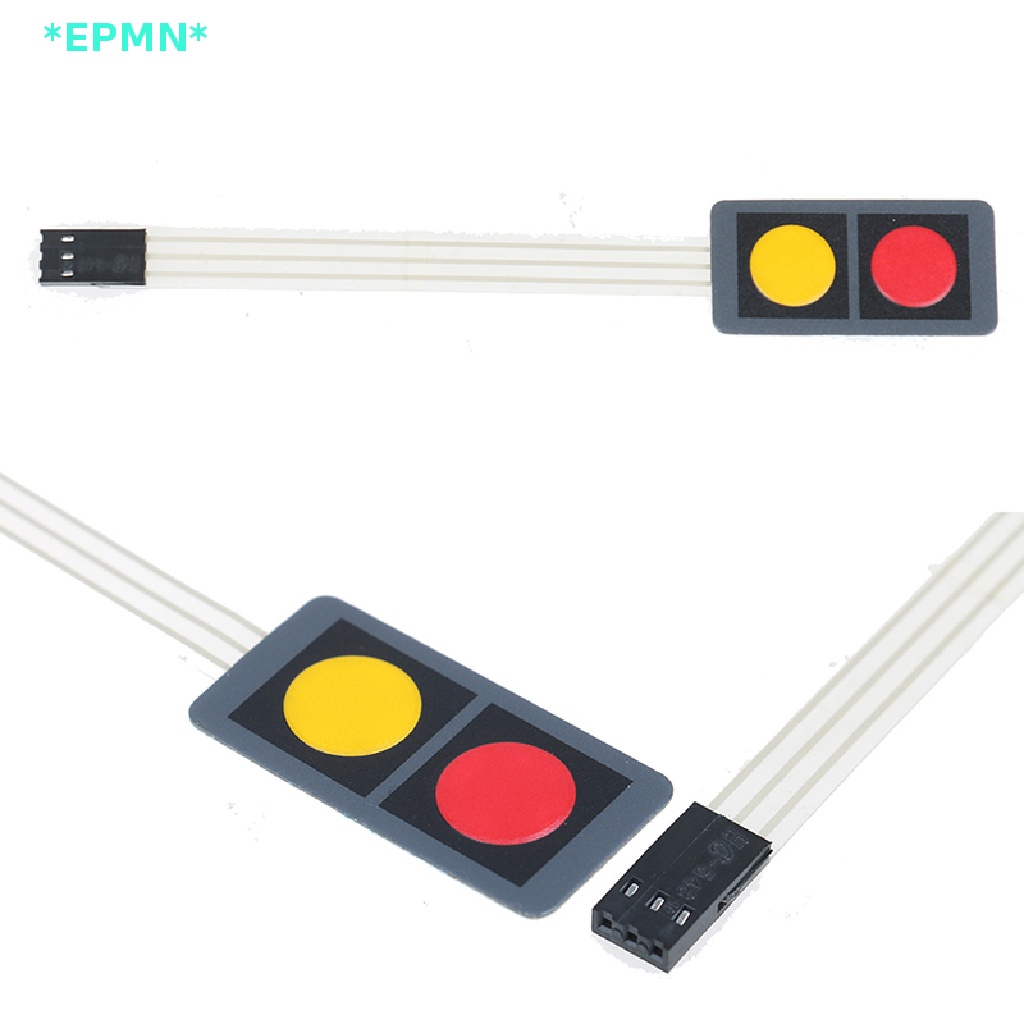 Epmn> ใหม่ แผงสวิตช์เมมเบรน 2 ปุ่ม เมทริกซ์อาร์เรย์ 1x2 สําหรับ ...