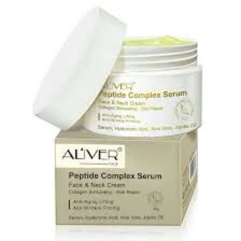 ️Love Sale ️ Aliver Peptide Complex Serum Face & Neck Cream 30g. เซ ...