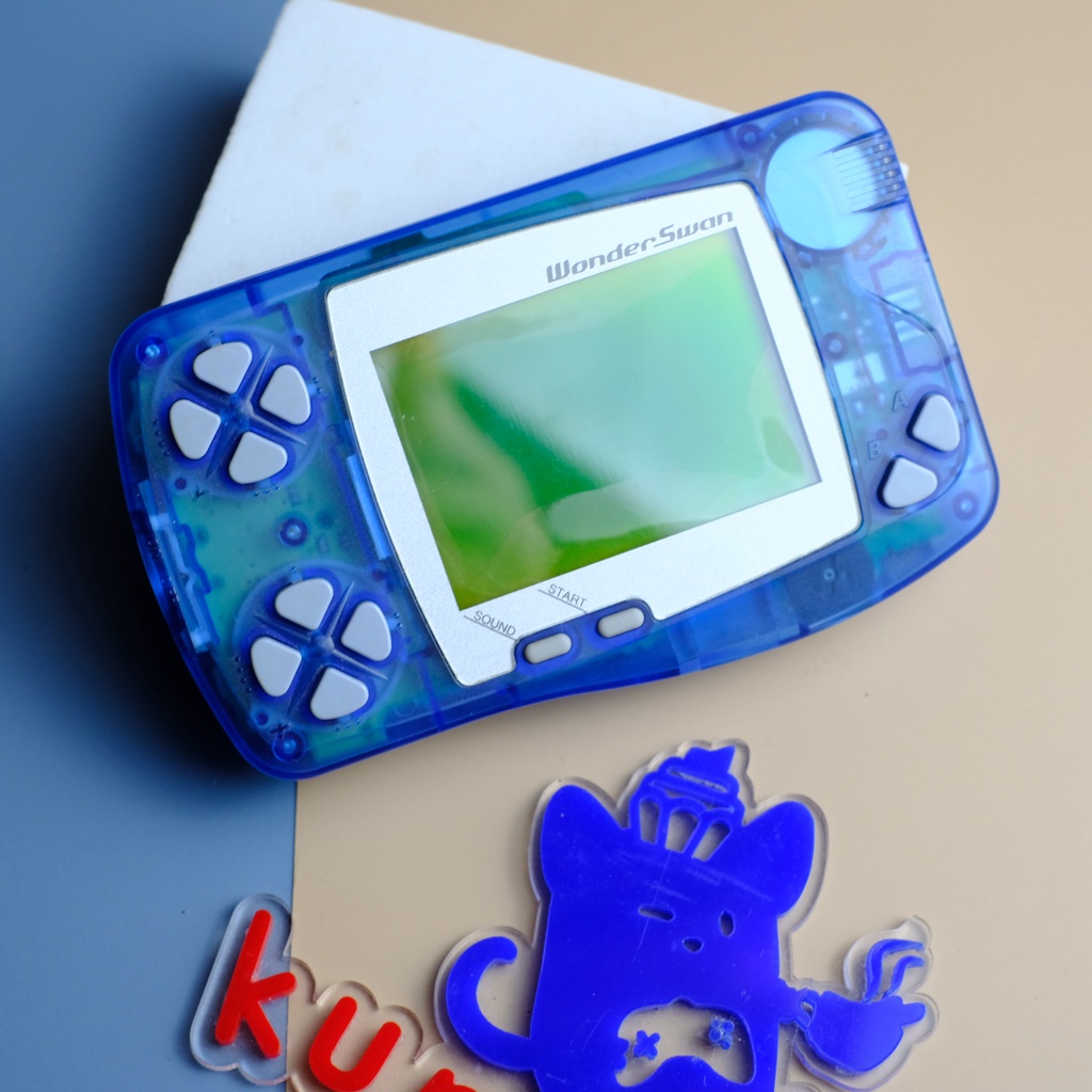 WonderSwan Wonder Swan Color เครื่องเกมเกม Retro จาก Bandai มือสอง สภาพ ...