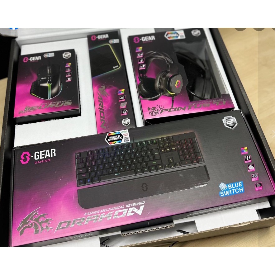 S-GEAR Gaming ชุด Limited Edition Box Set หรือกล่องรวมเกมมิ่งเกียร์ ...