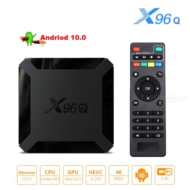 กล่องทีวีแอนดรอย Android Box X96Q Android 10 Allwinner | Shopee Thailand