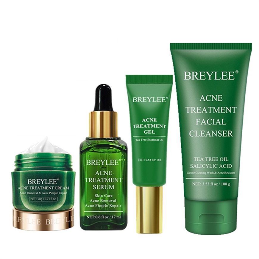BREYLEE Acne Treatment Set 4Pcs ชุดรักษาสิว 4 ชิ้น (ชุด) | Shopee Thailand