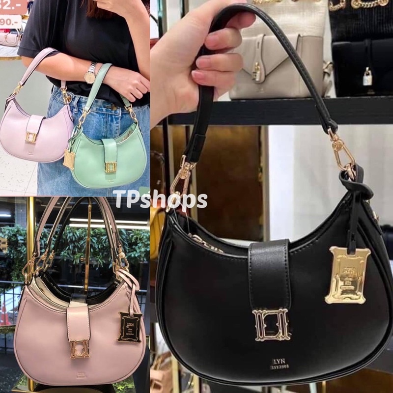 🔥งานแท้💯 outlet ทรงเกาหลี 𝐋𝐘𝐍 bag คลอใหม่ งานตามหา ฮิตสุดๆ💓กระเป๋า LYN สะพายข้างทรงพอชสายหนัง ...