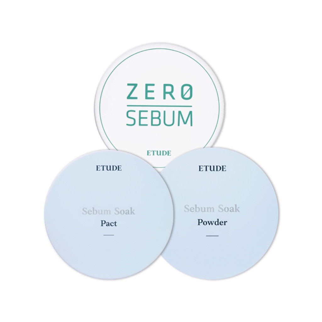 etude house zero sebum powder 4g sebum soak powder 5g pact 9.5g ...