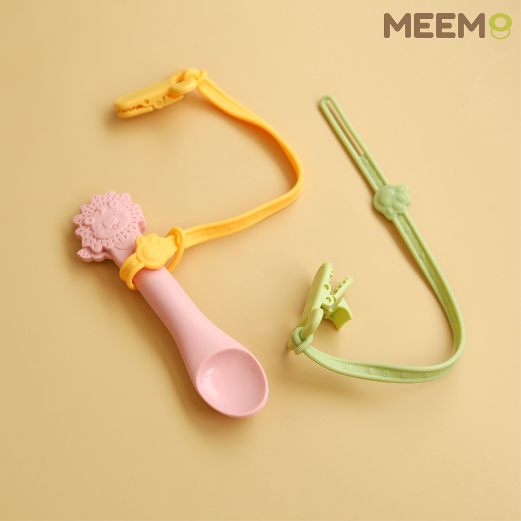 MEEM สายคล้องจุกหลอก ตัวสายเป็นซิลิโคน ใช้เป็นยางกัดได้ ตัวหนีบเป็น ...