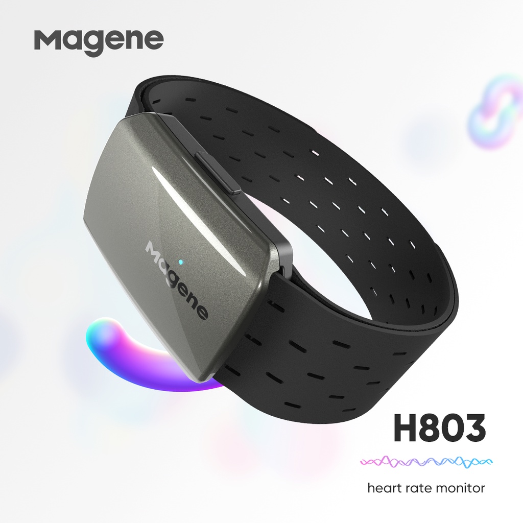 Magene H803 H64 สายรัดแขน เซนเซอร์บลูทูธ โหมดคู่ สําหรับออกกําลังกาย ...