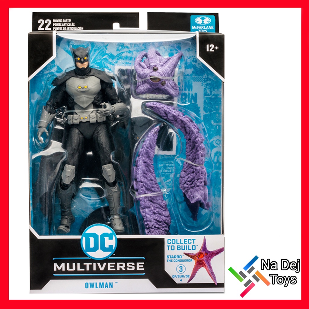 Owlman (Starro BAF) DC Multiverse McFarlane Toys 7" Figure โอวล์แมน ดีซีมัลติเวิร์ส แมคฟาร์เลน ...