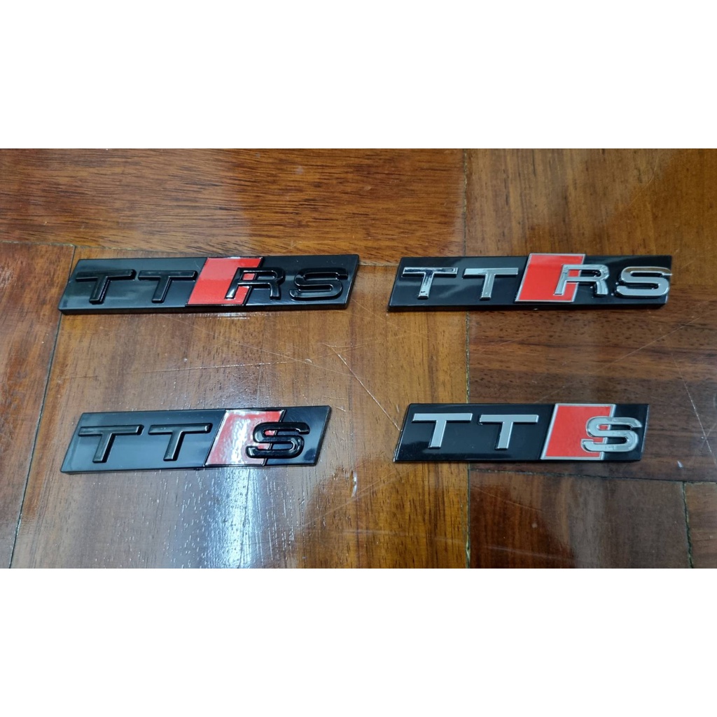 โลโก้ ทีทีเอส ติดกระจังหน้า ออดี้ มีชุดติดตั้งพร้อม TT S Grill Badge ...