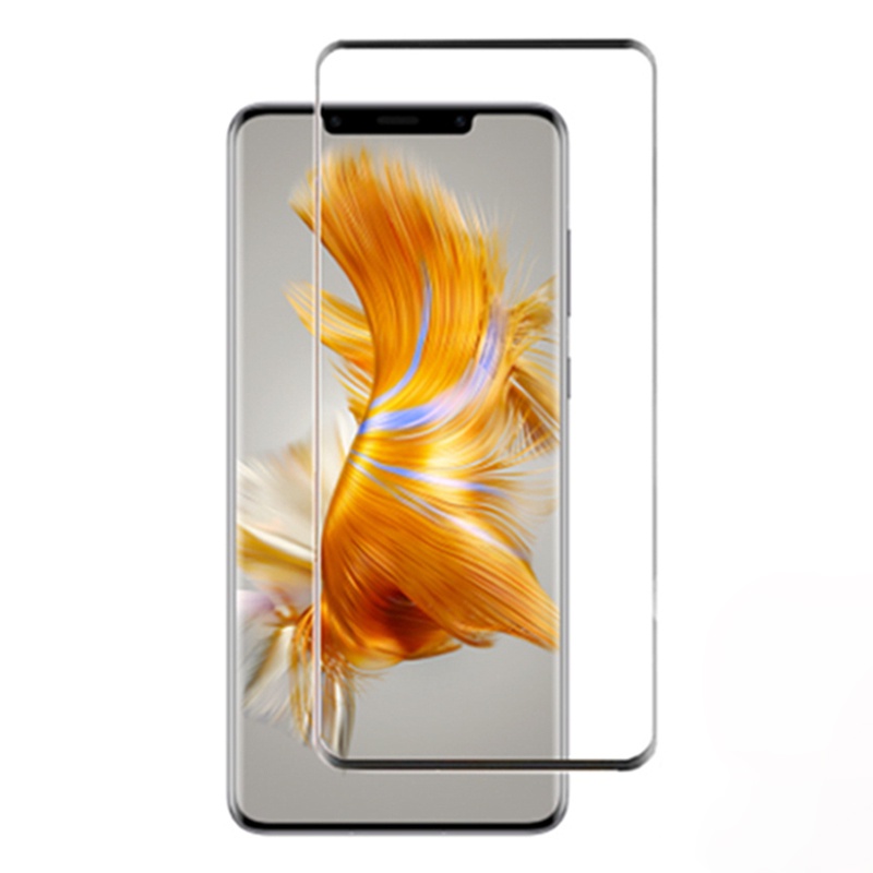 ฟิล์มกระจกนิรภัยกันรอยหน้าจอ HD 9H แบบโค้ง สําหรับ Huawei Mate 50 Pro 40 20 x P50 P40 P30 ...