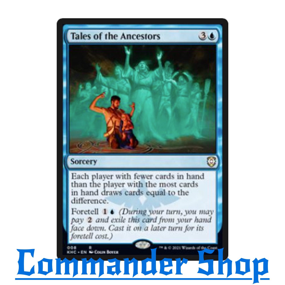 Tales of the Ancestors (Sorcery) Blue Mv4 Draw Foretell การ์ดเกม Magic ...