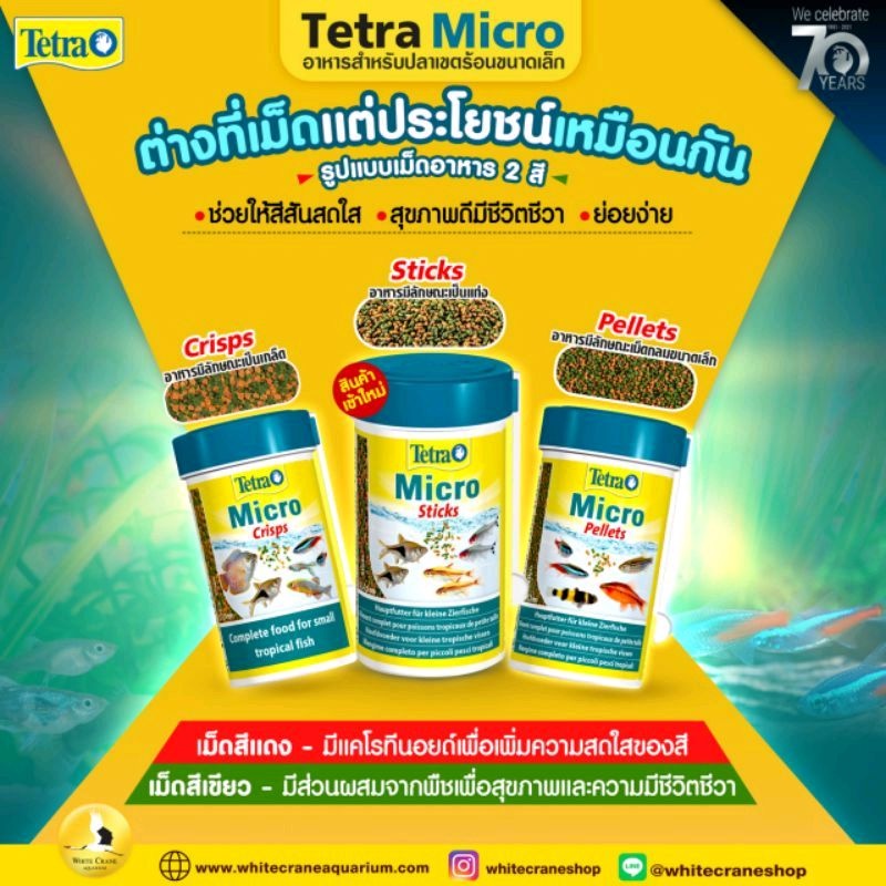 Tetra Micro (อาหารปลาคุณภาพ สำหรับปลาสวยงามขนาดเล็ก ( ทุกชนิด) | Shopee ...