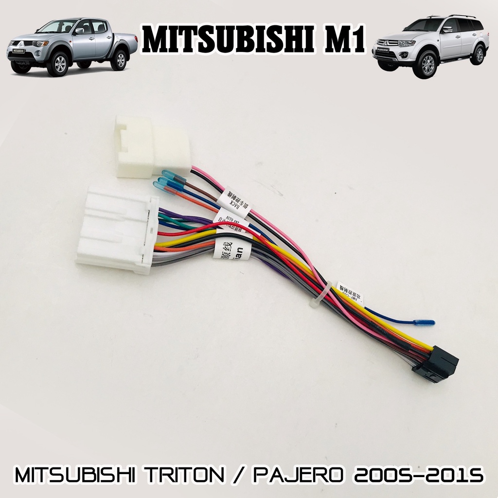 ปลั๊กตรงรุ่นจอแอนดรอย MITSUBISHI M1 TRITON PAJERO SPORT 2005-2015 ...