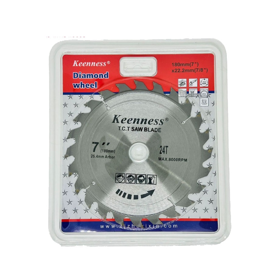 Keenness ใบเลื่อยวงเดือน ขนาด7นิ้ว 24T,30T,40T,60T (1ใบ) ใบเลื่อยตัดไม้ ใบเลื่อย7 รุ่น F107-F110 ...
