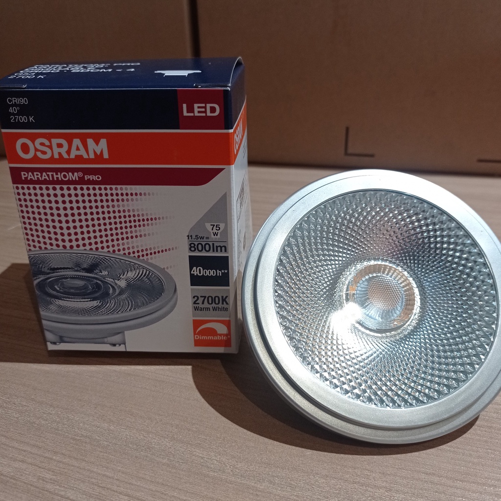 Osram LED AR111 11.5W แสงวอร์ม Dim 40,000 ชั่วโมง | Shopee Thailand