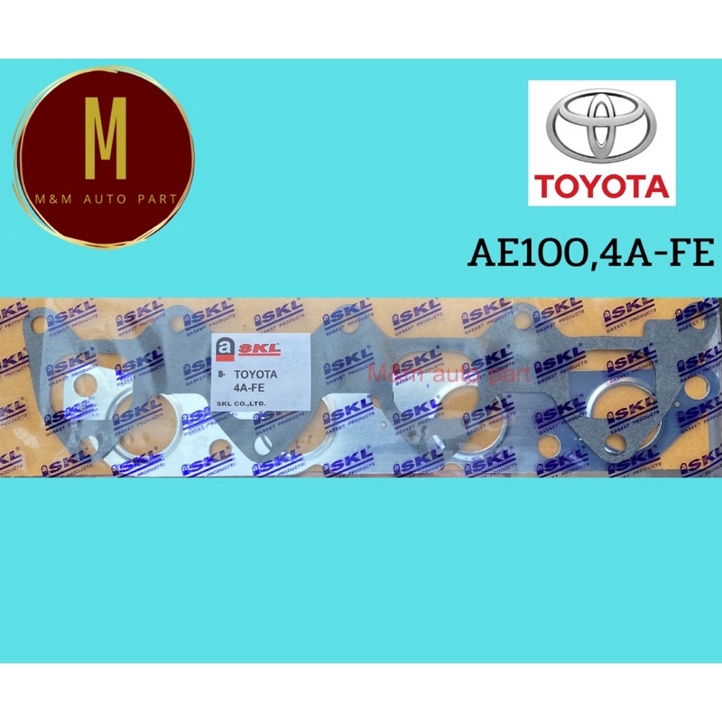 ประเก็นไอดี-ไอเสีย TOYOTA 4A-FE AE100 AE101 AE104 AT190 16V COROLLA ...