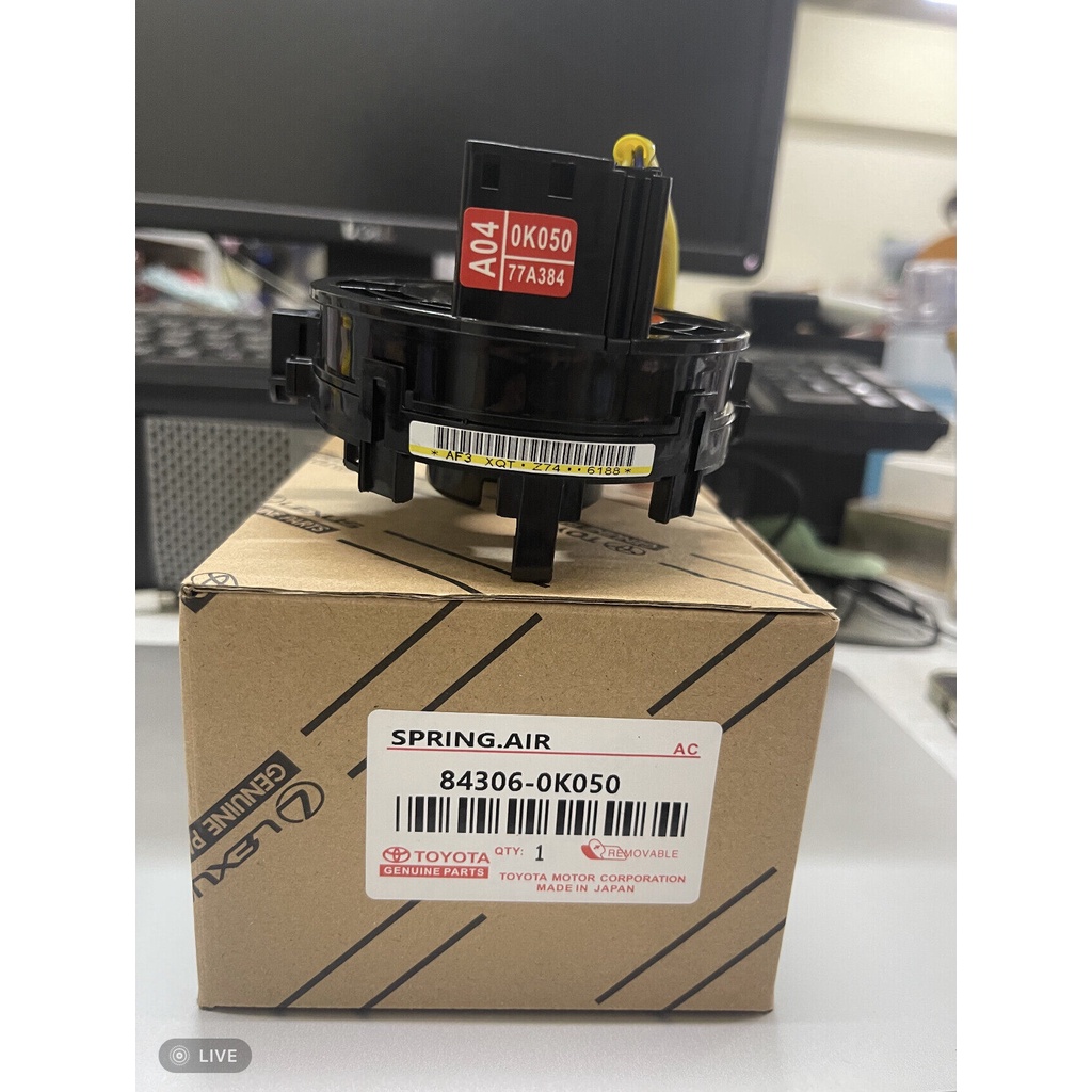 ANTA 84306-0K050 สายแพรแตร TOYOTA HILUX VIGO , ALTIS , CAMRY , VIOS ...