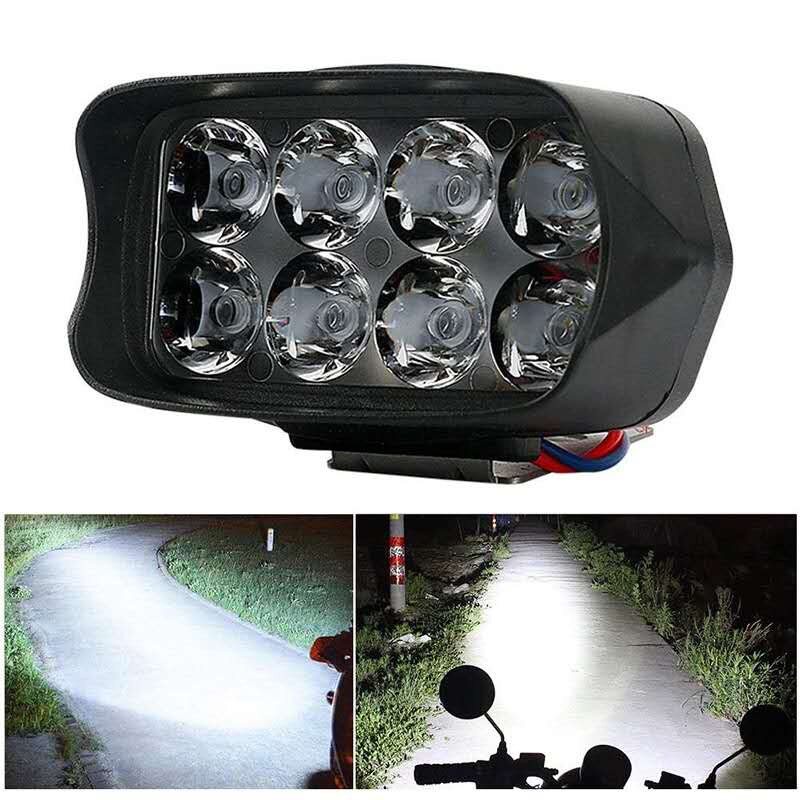 All New เเพค1ชิ้น ไฟสปอร์ตไลท์8LED ไฟหน้ารถ LED SPOT BEAM US 24Watt 12V ...