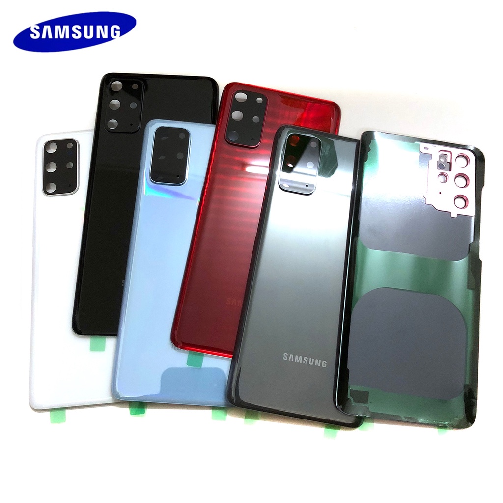 ฝาครอบแบตเตอรี่ด้านหลัง พร้อมกาวสติกเกอร์ สําหรับ Samsung Galaxy S20 Ultra S20U G988 S20 G980 ...