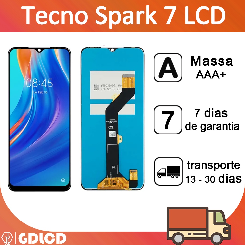 หน้าจอแสดงผล LCD พร้อมแผงดิจิไทเซอร์สัมผัส สําหรับ Infinix Tecno Spark 7 KF6 KF6j KF6i KF6k ...