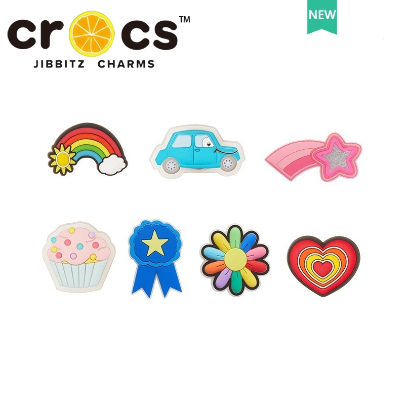 jibbitz crocs charms ตัวติดรองเท้า แท้ ไฟ LED jibbitz DIY ด้านล่าง ...