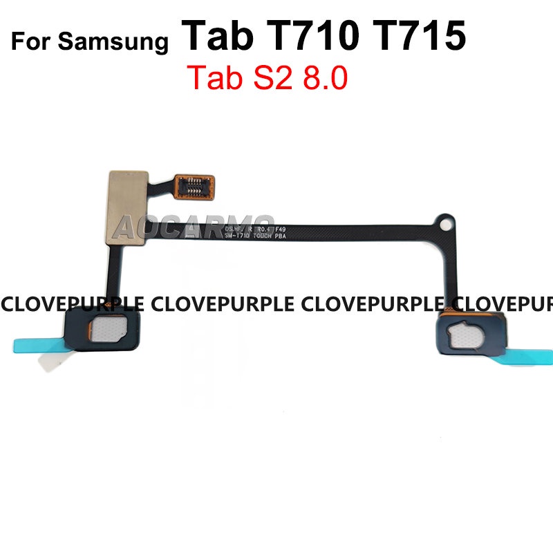 อะไหล่ปุ่มโฮม สายเคเบิลอ่อน แบบเปลี่ยน สําหรับ Samsung GALAXY Tab S2 8.0 T710 T15C T713 T719 ...