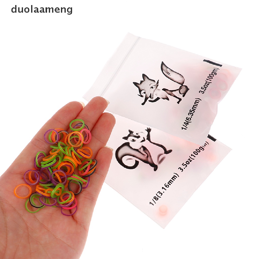 [duolaameng] 100 ชิ้น แถบยางยืด สี จัดฟัน ยางรัด [TH] | Shopee Thailand