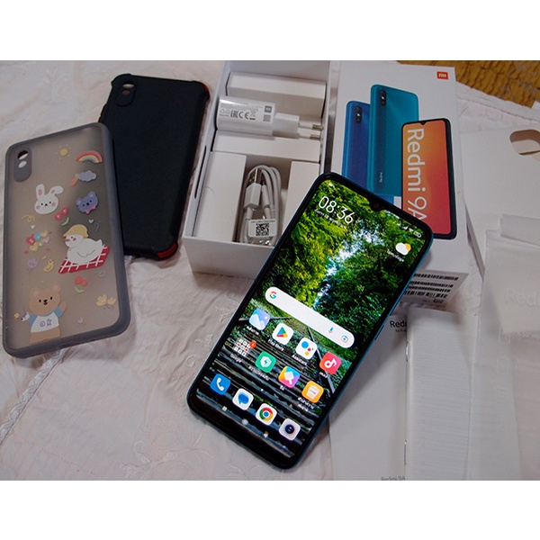 Redmi9A Peacock Green 2/32GB ยกกล่อง ตัวอุปกรณ์ยังใหม่เอี่ยม | Shopee Thailand