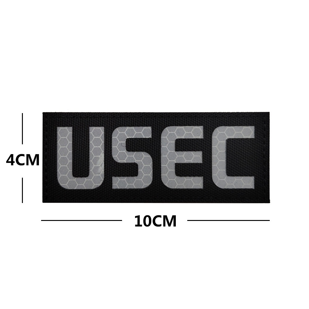 แผ่นสะท้อนแสง IR Escape จาก Tarkov USEC BEAR ภาษาอังกฤษ 3D สําหรับตกแต่งเสื้อแจ็กเก็ตยีน กระเป๋า ...