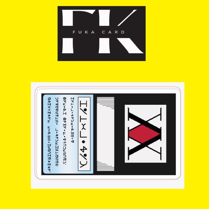 Hunterxhunter hxh hunter x การ์ดนักล่า ใบอนุญาต skincard atm flazz ...