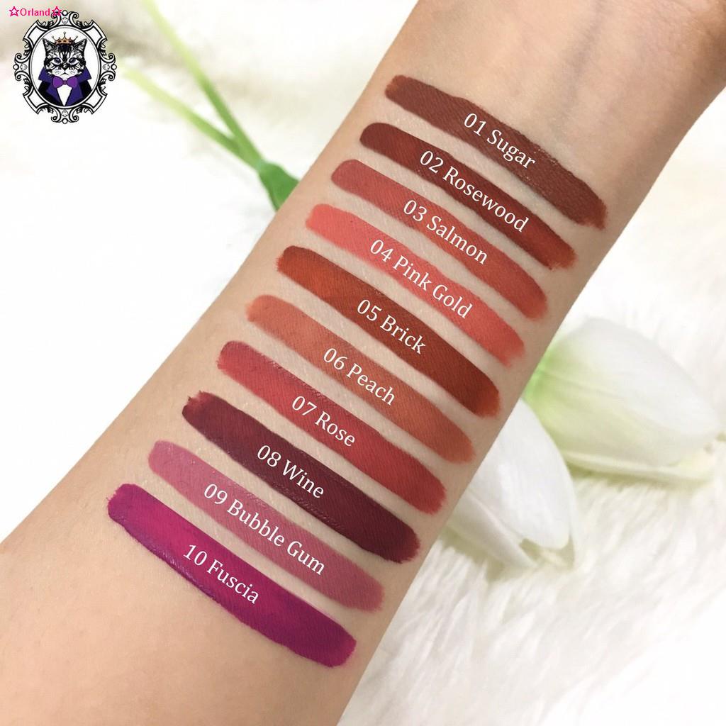 จัดส่งทันทีPUZZY KAT SECRET FIXER LIP COLOR 4.5gลิปจุ่มเนื้อแมท ลิปสติกเนื้อนุ่ม1 แท่ง | Shopee ...