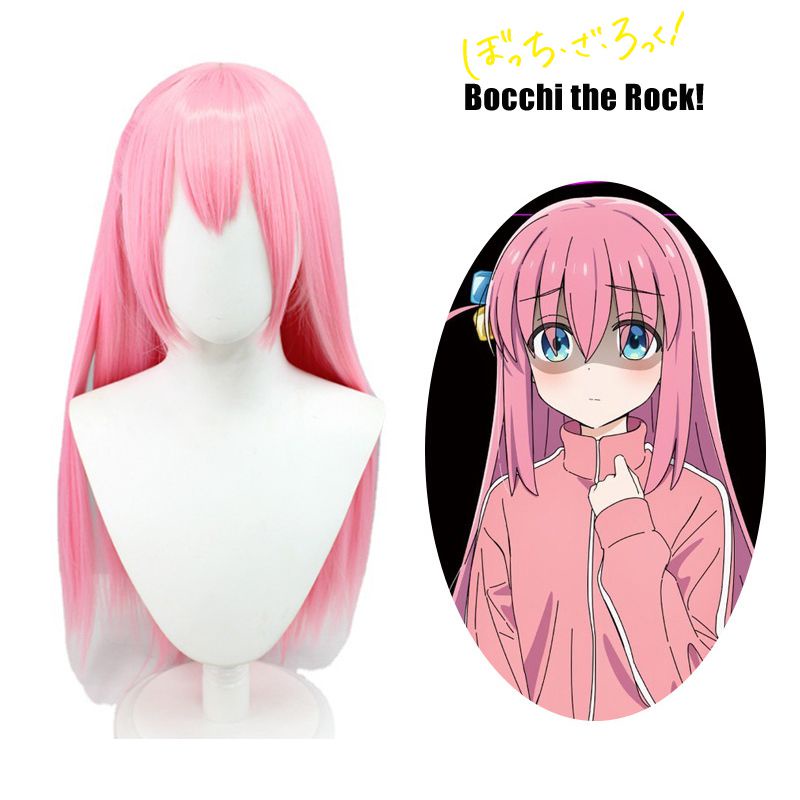Bocchi the Rock Cosplay Gotou Hitori Girl Anime Costume Pink Jacket ...
