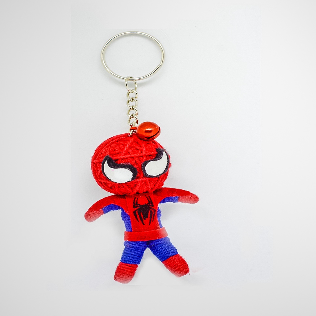 Voodoo Keychain Spiderman พวงกุญแจ Voodoo เชือกถัก Handmade | Shopee ...