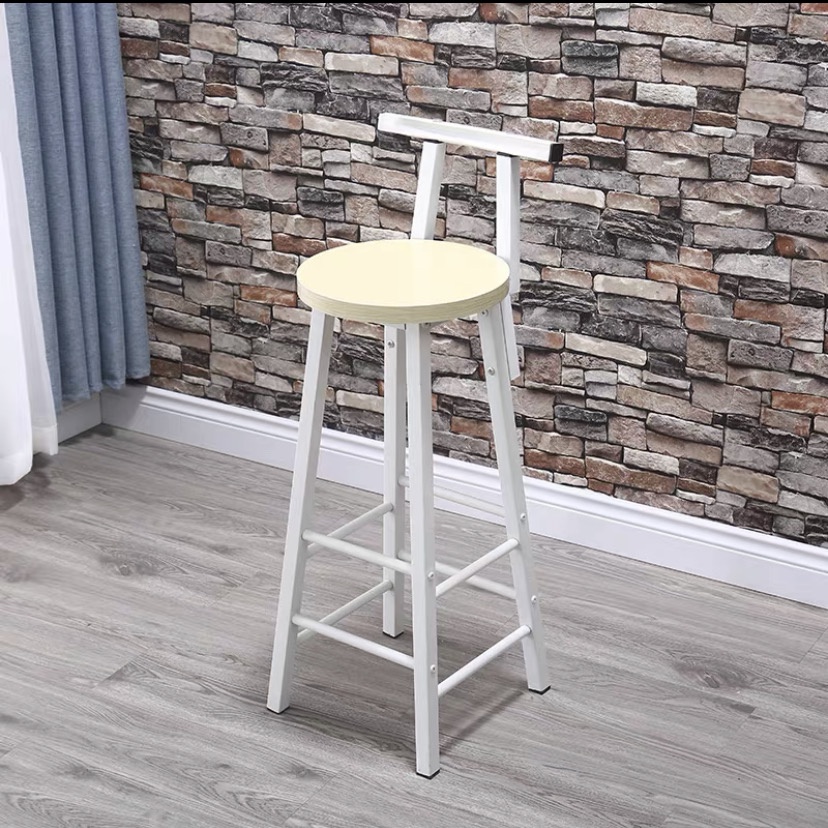 DUDEE เก้าอี้บาร์ เก้าอีบาร์คาเฟ่ รุ่น DD-111A เก้าอี้บาร์มีพนักพิง เก้าอี้ตกแต่งร้านค้าทรงสูง ...