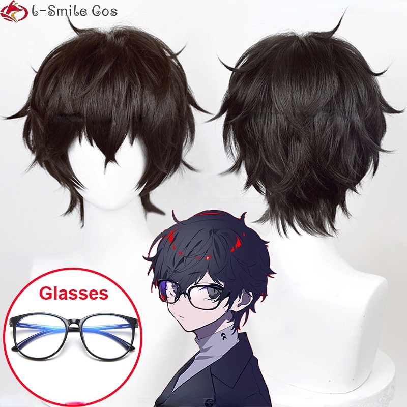 Misscoo P5 Hero Kurusu Akira joker วิกผมคอสเพลย์เกม Persona 5 Ren ...
