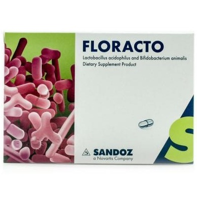 Floracto Probiotics Sandoz ฟลอแรคโต โปรไบโอติค จุลินทรีย์ปรับสมดุลลำไส้ ...